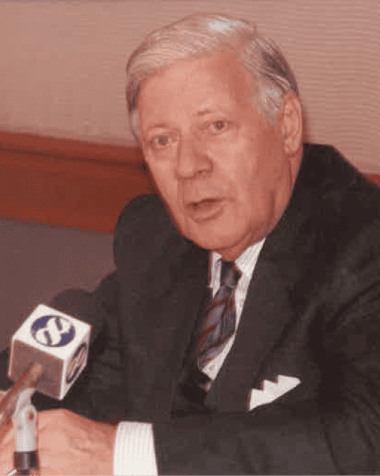 Chancellor Helmut Schmidt - Richmond Forum