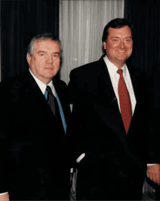 Robert Bennett & Dr. William Bennett with Tim Russert - Richmond Forum